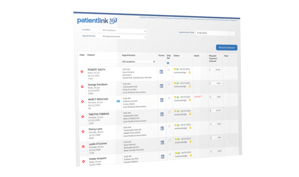 Online Patient Check-in Software | PatientLink 360